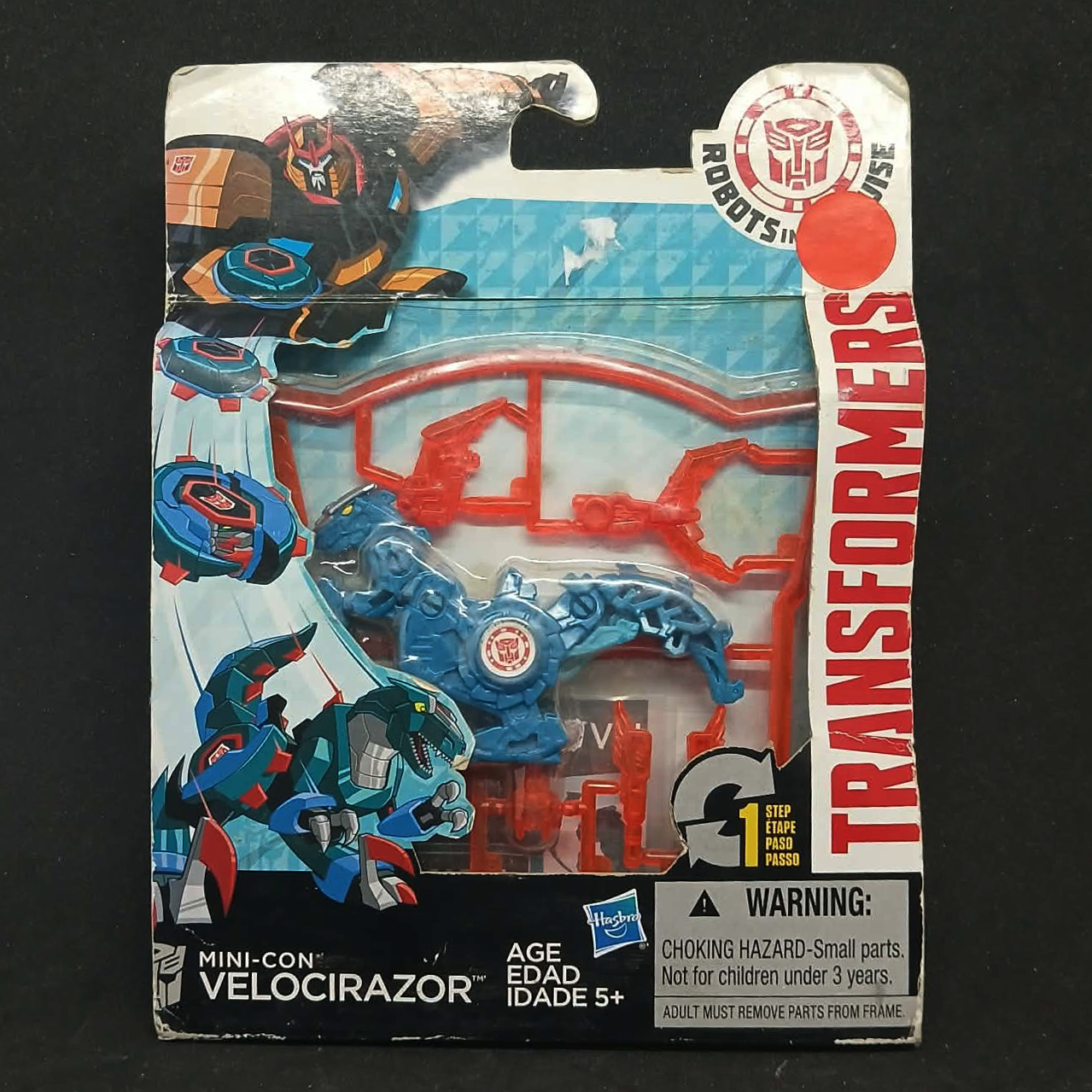 หุ่นยนต์แปลงร่าง ทรานส์ฟอร์เมอร์ส Hasbro Transformers VELOCIRAZOR Mini Con | Shopee Thailand