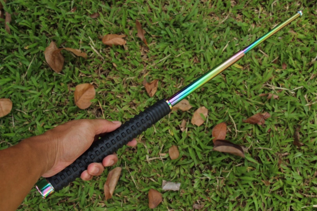 กระบองเหล็ก ดิ้วเหล็ก 3 ท่อน EAGLE Baton. | Shopee Thailand