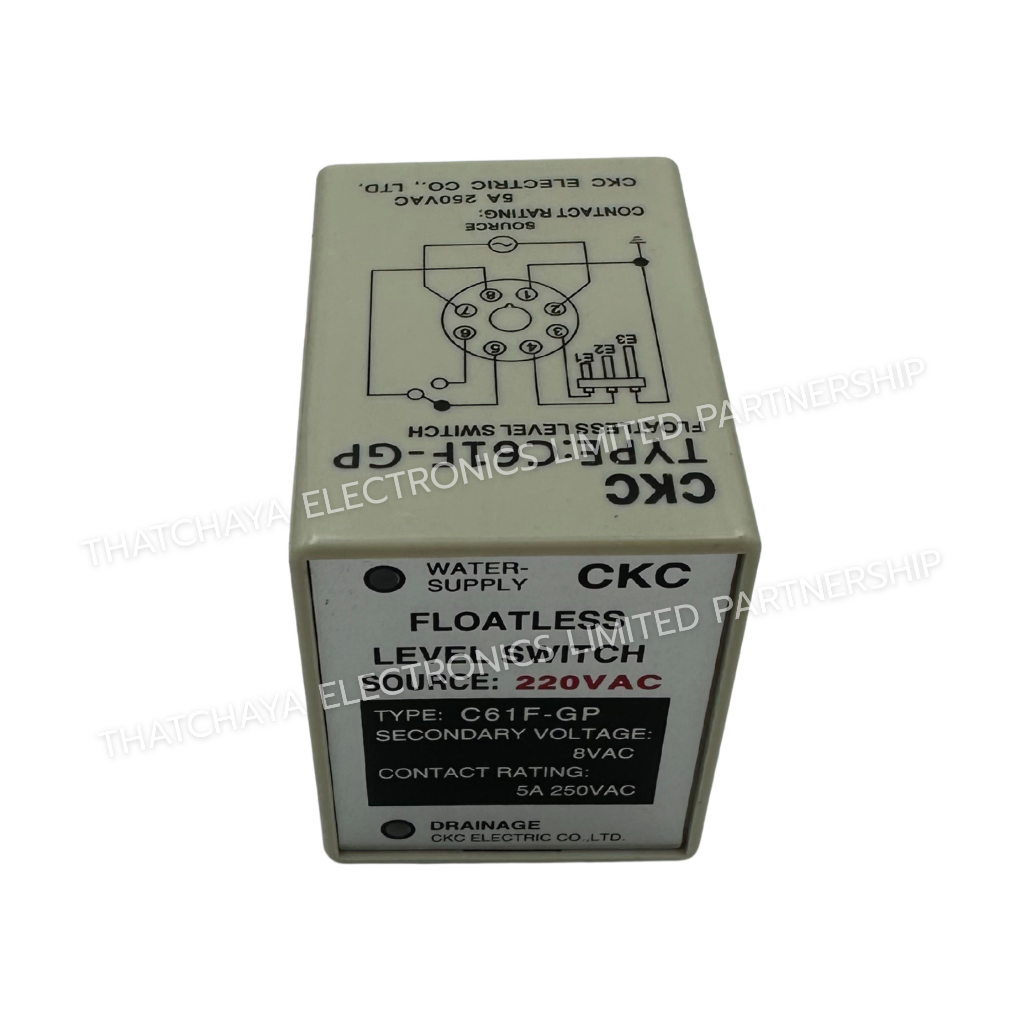 Floatless Level Switch (รีเลย์ควบคุมระดับน้ำ) ยี่ห้อ CKC รุ่น C61F-GP ...