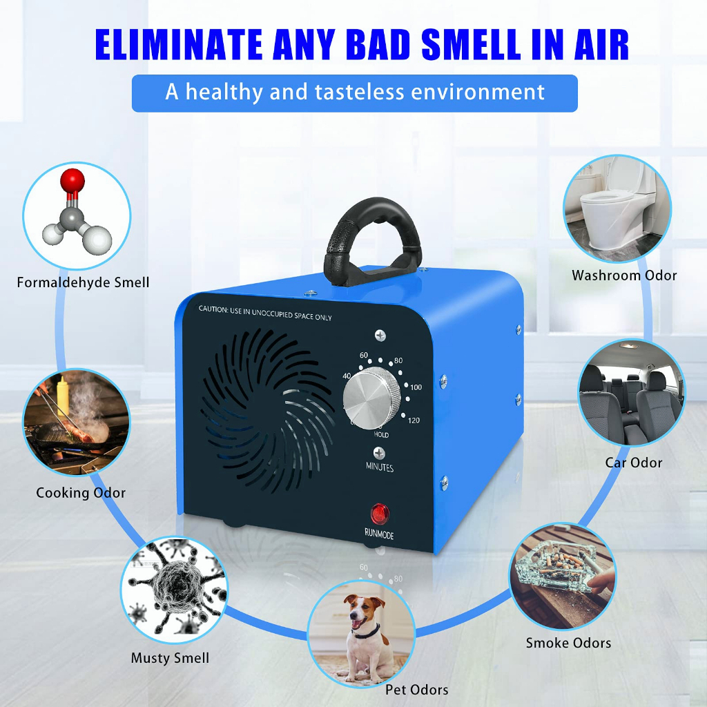 เครื่องอบโอโซน Ozone Generator ฆ่าเชื้อ 80g ฟอกอากาศ โอโซน Air Purifier | Shopee Thailand