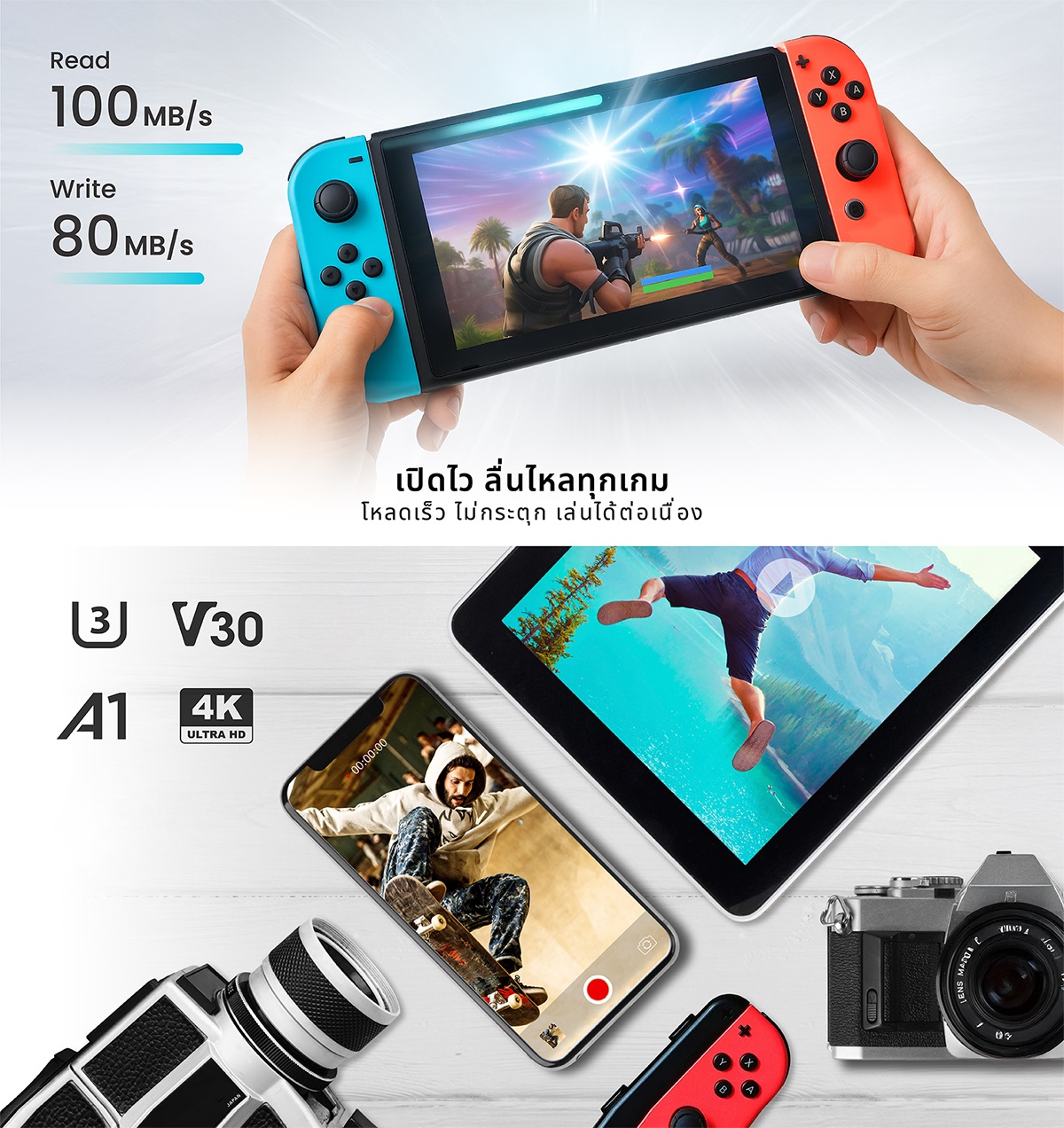 Silicon Power เมมโมรี่การ์ดGaming microSD 512 GB/1TB รุ่น Superior ...