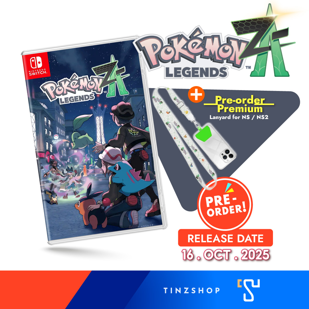 [ส่งด่วน] (NS2 PK-ZA + สายคล้อง) Nintendo Switch 2 Game Pokémon Legends ...