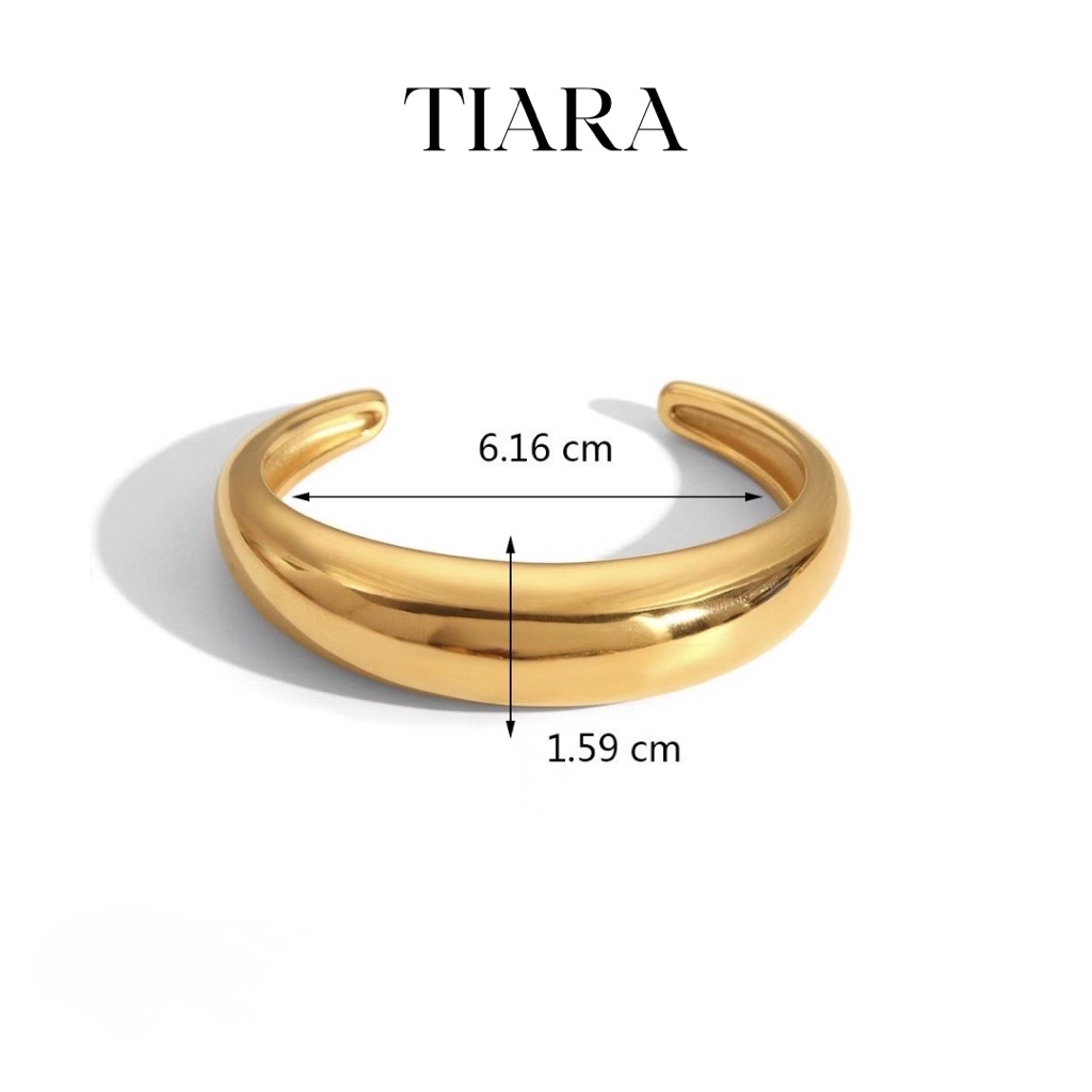 TIARA Silvia Bracelet (18k plated) | Shopee Thailand