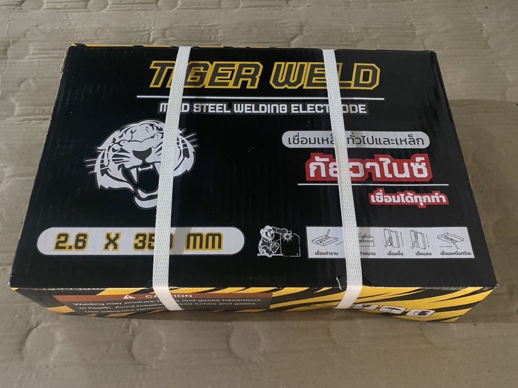 Tiger Weld รุ่น E6013 ลวดเชื่อมเหล็กกล้า ยกห่อ เหล็กกัลวาไนซ์ โครง ...