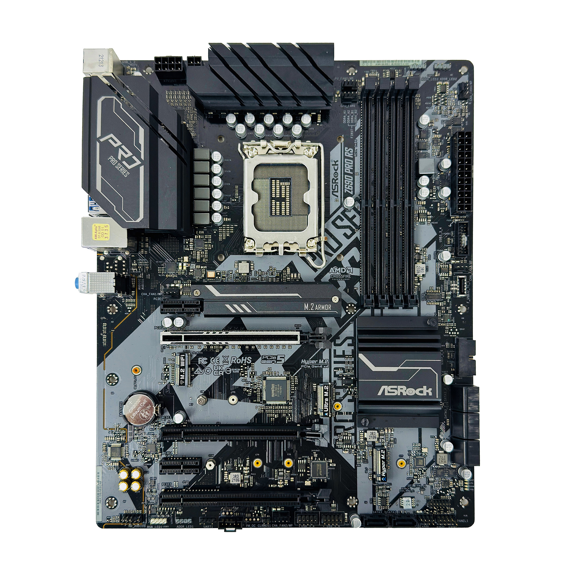 Mainboard ASRock Z690 Pro RS (DDR4) Socket LGA1700 รองรับ CPU Intel Gen ...