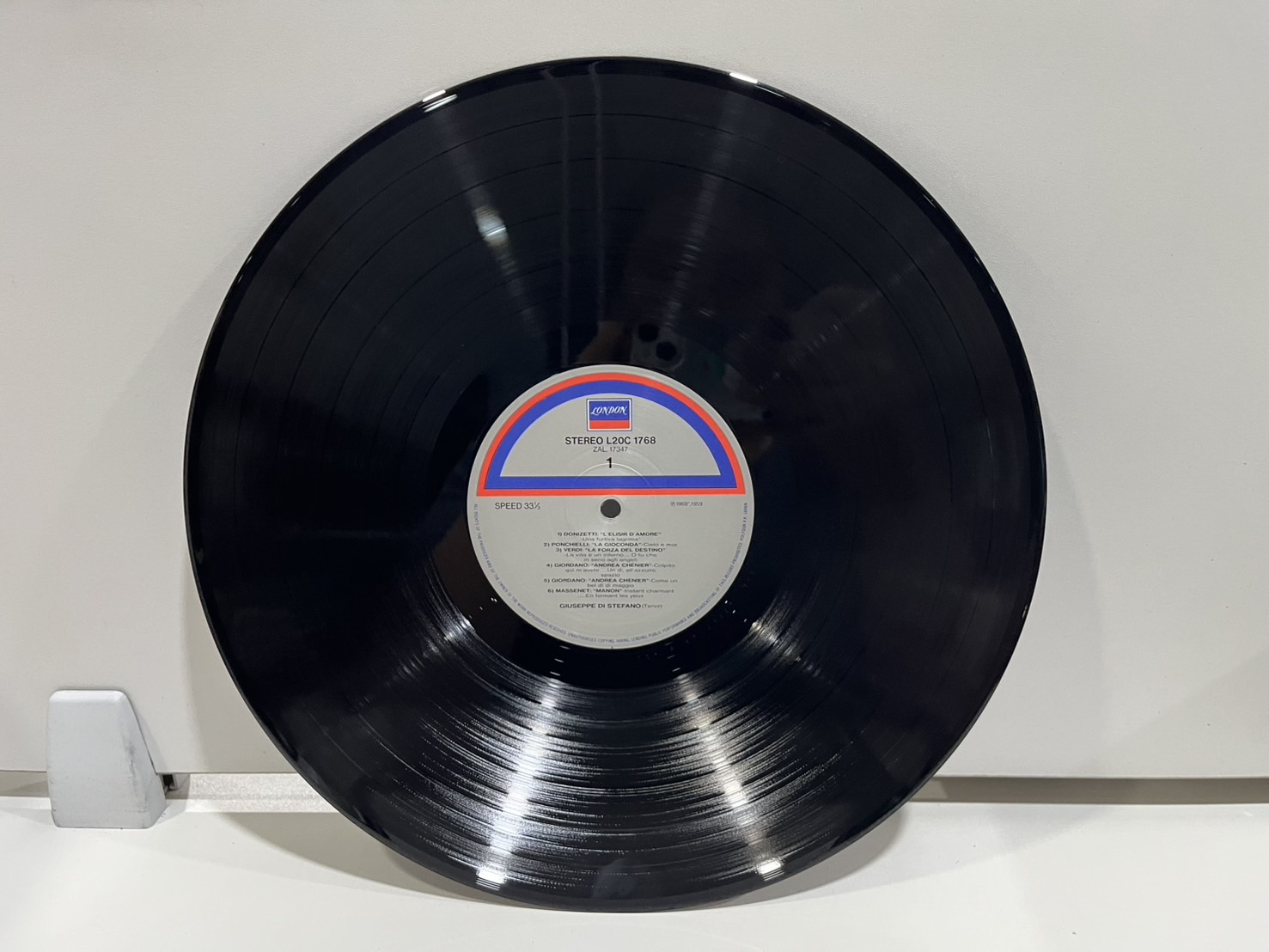 1LP Vinyl Records แผ่นเสียงไวนิล Giuseppe di Stefano – Grandi Voci ...