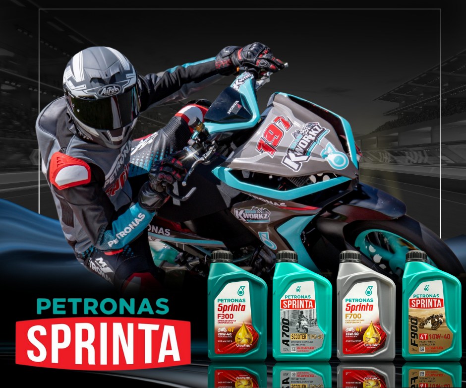 PETRONAS Sprinta F900 4T SAE10W-50 Fully Synthetic - น้ำมันเครื่อง ...