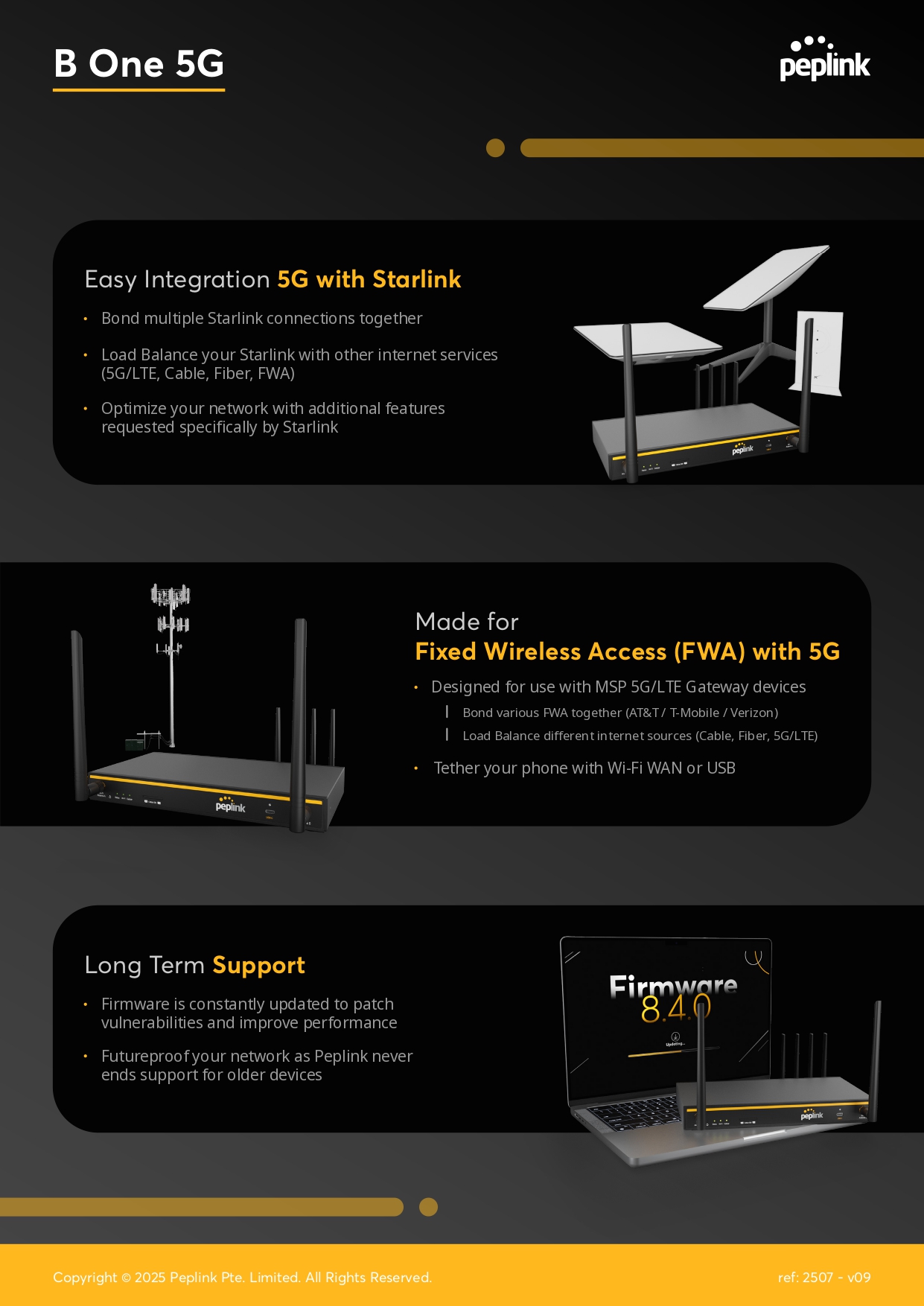 Peplink B One 5G Dual-WAN Router Load Balance | Shopee Thailand