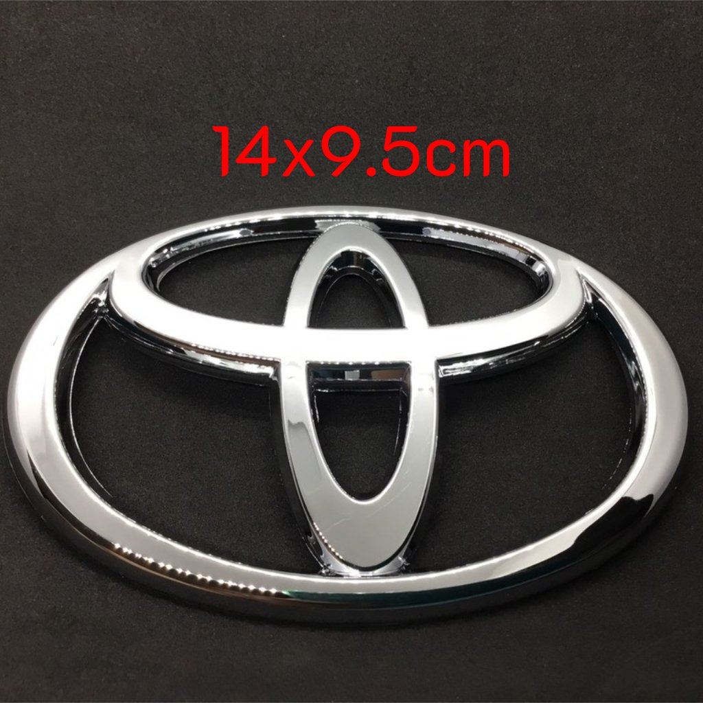 LOGO TOYOTA โลโก้โตโยต้า ตราหน้ากระจัง TOYOTA YARIS ปี2014-2016 ขนาด 14 ...