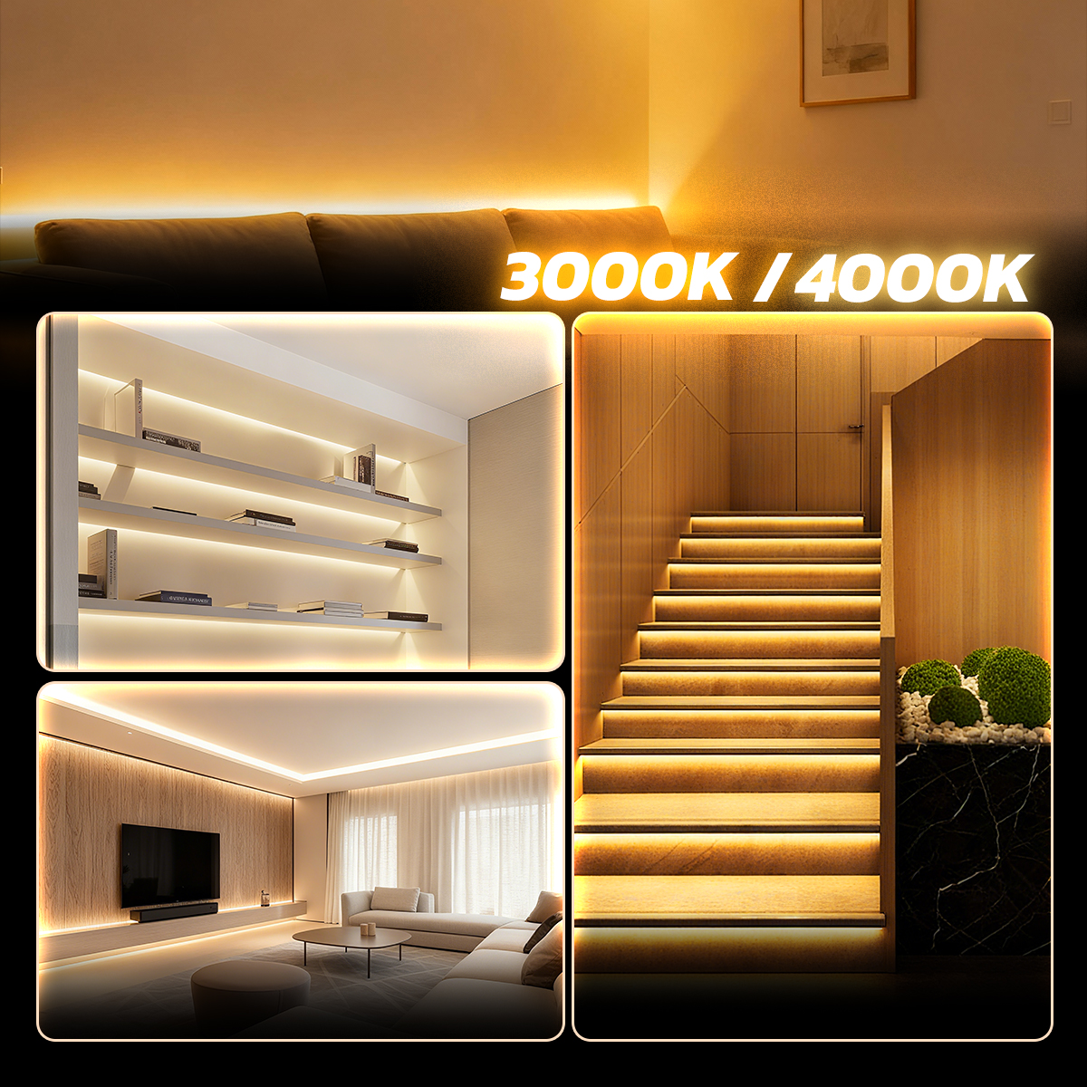 MODI ไฟเส้น24V ยาว5M10M Led Strip พร้อมกาวในตัว เหมาะสำหรับใช้ภายใน ...