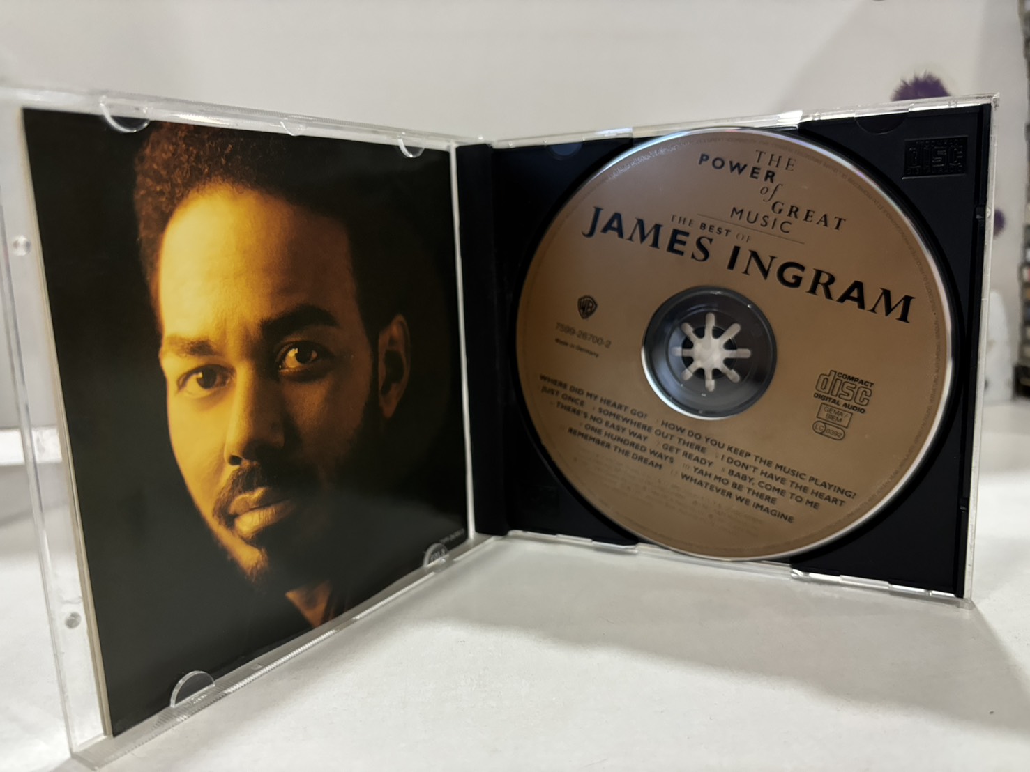 1 CD MUSIC ซีดีเพลงสากล THE BEST OF JAMES INGRAM THE POWER OF GREAT ...