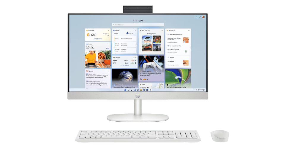 HP DESKTOP AIO 24-cr0161d White by Banana IT | Shopee Thailand