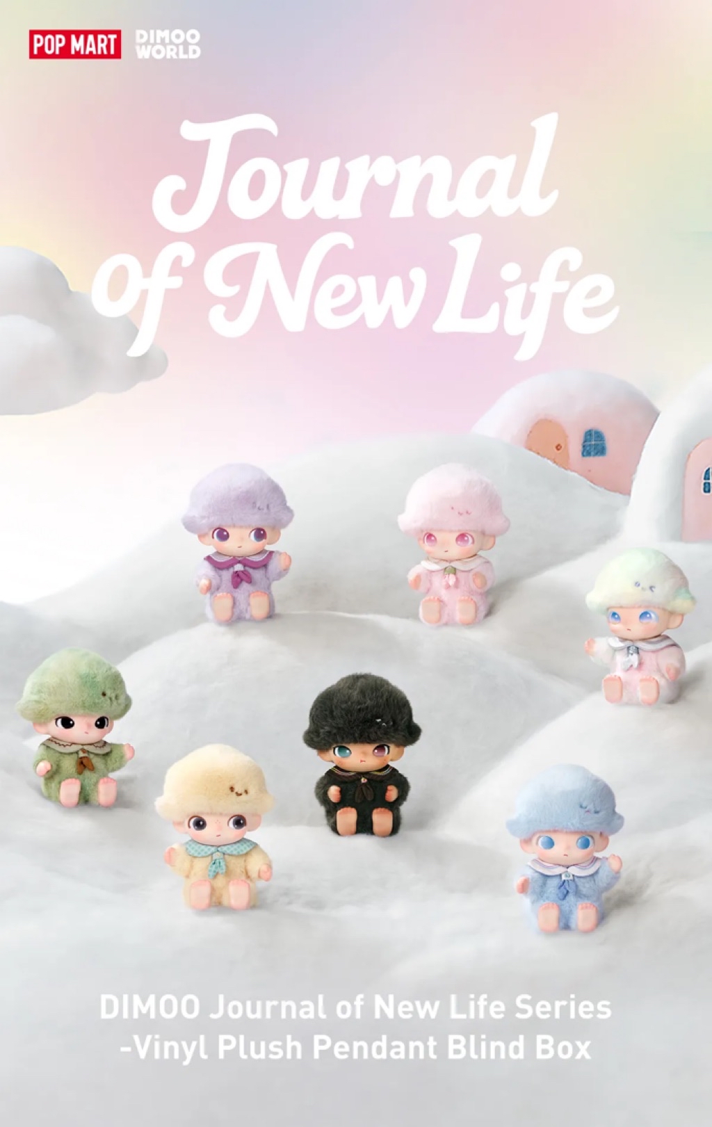 Dimoo พร้อมส่งในไทย 🌈☁️DIMOO Journal of New Life Series-Vinyl Plush ...