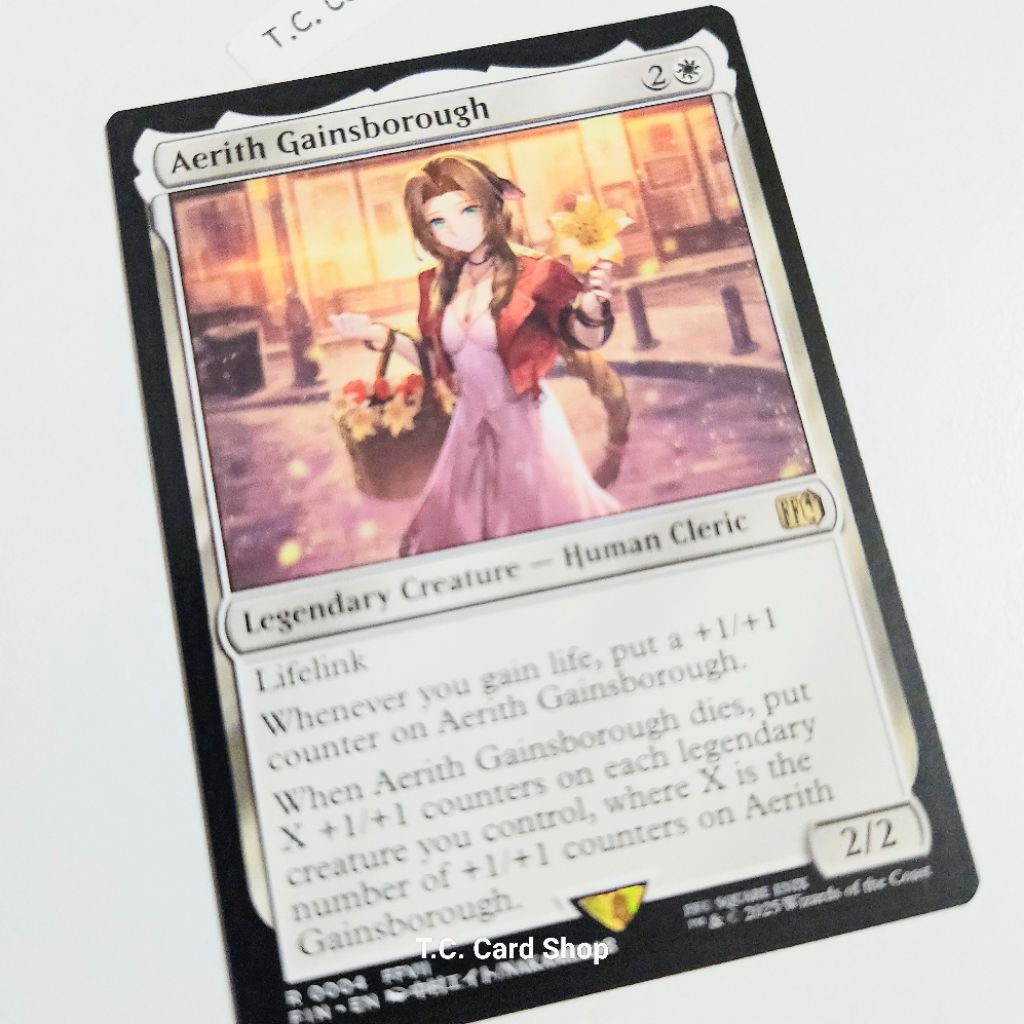 Aerith Gainsborough - R0004 FFVII - Final Fantasy - Magic the Gathering ...