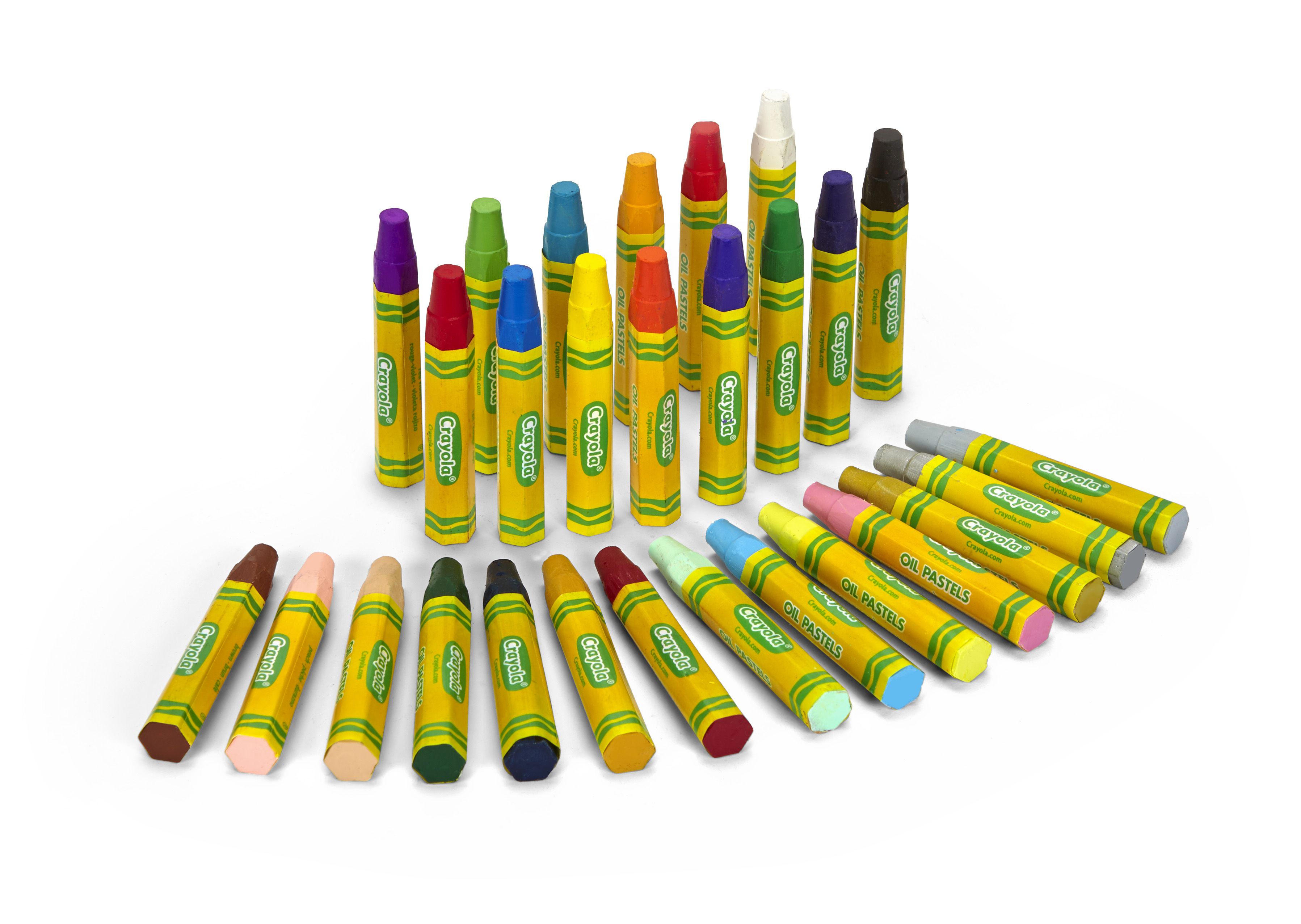 Crayola 28Ct. Oil Pastels เครโยล่า สีน้ำมันแท่ง 28สี คลาสสิค 52-4628 ...