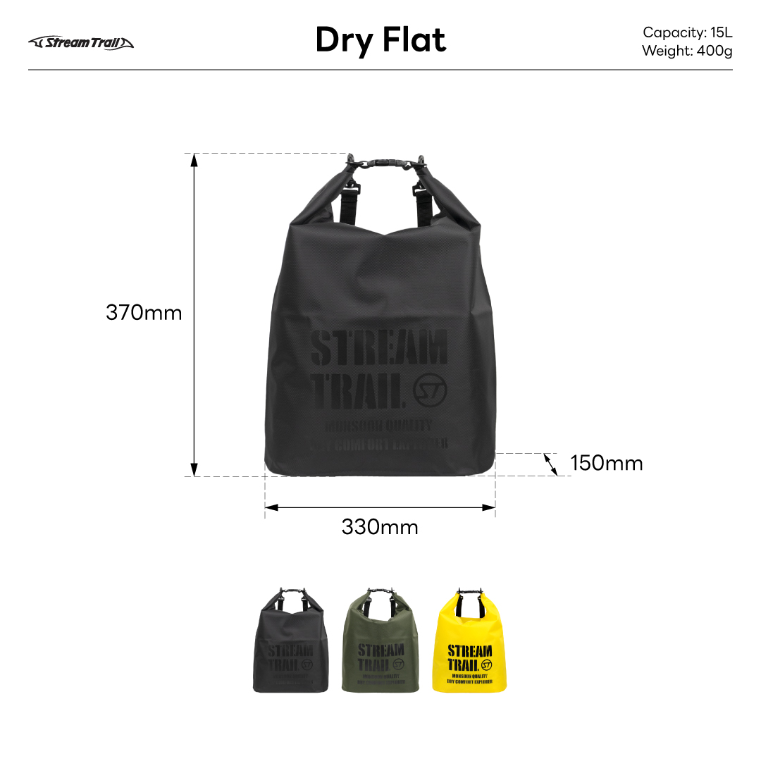 Stream Trail-Dry Flat 15L Dry Bag | Shopee Thailand