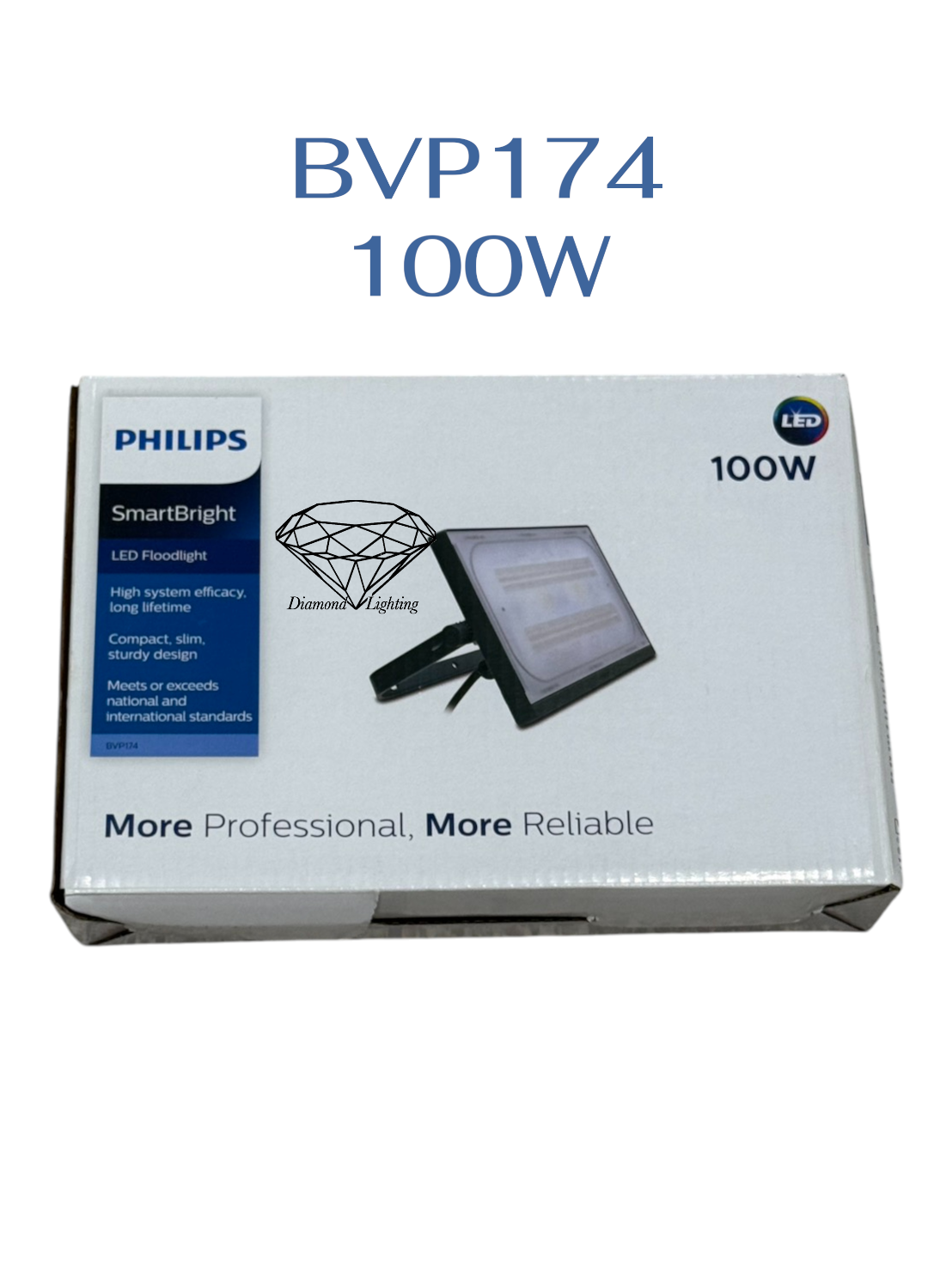 Philips LED Floodlight โคมไฟ สปอร์ตไลท์ แอลอีดี ฟิลิปส์ BVP174 100W ...