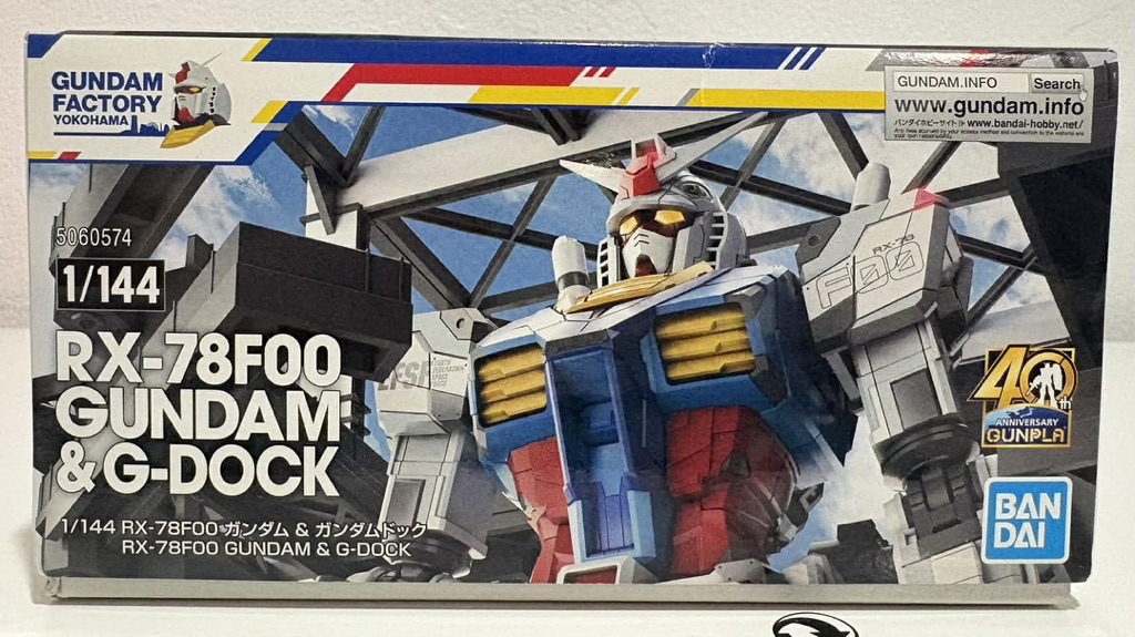 BANDAI HG RX-78F00 GUNDAM & G-DOCK สภาพกล่อง85-90% พร้อมส่ง | Shopee Thailand
