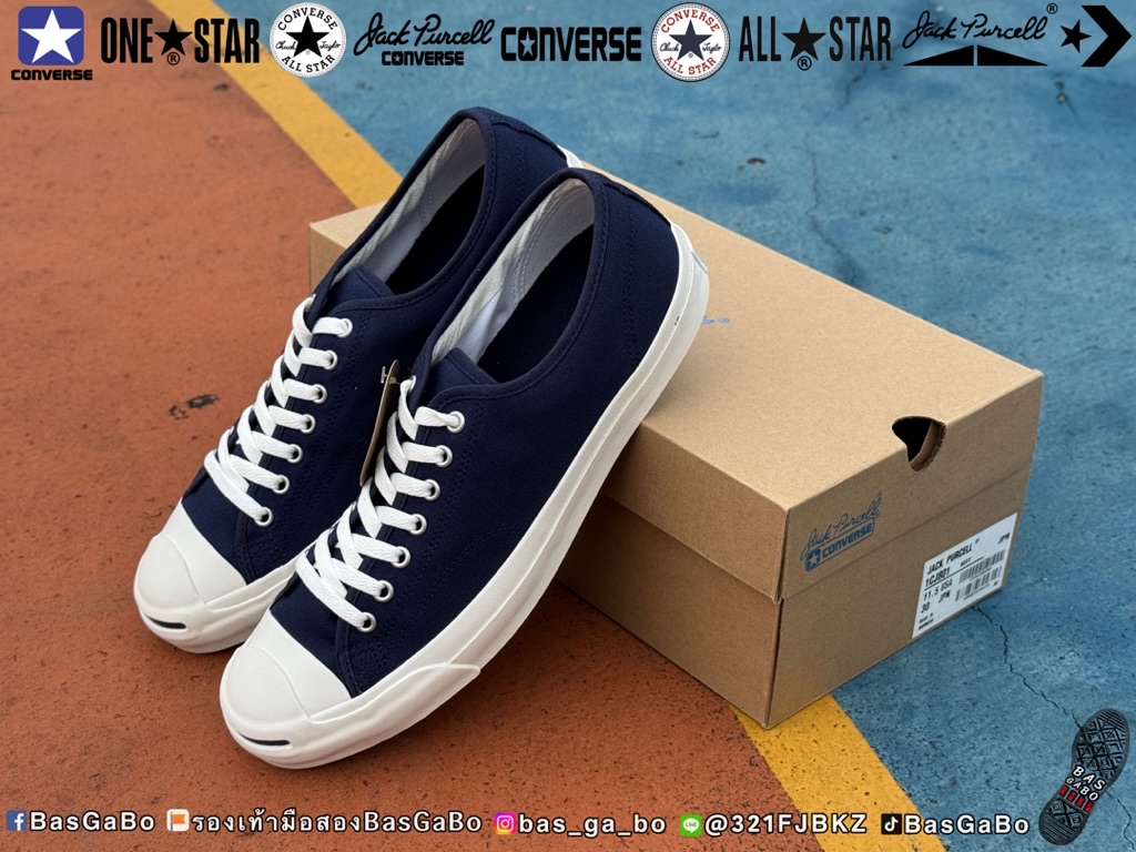 CONVERSE JACK PURCELL NAVY JAPAN EDITION รับประกันแท้ JackPurcell ...