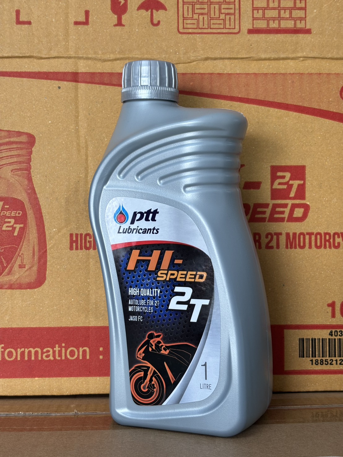 น้ำมันออโต้ลูป PTT HI Speed 2T สำหรับรถจักรยานยนต์ 2จังหวะ ใช้กับรถ 2 ...
