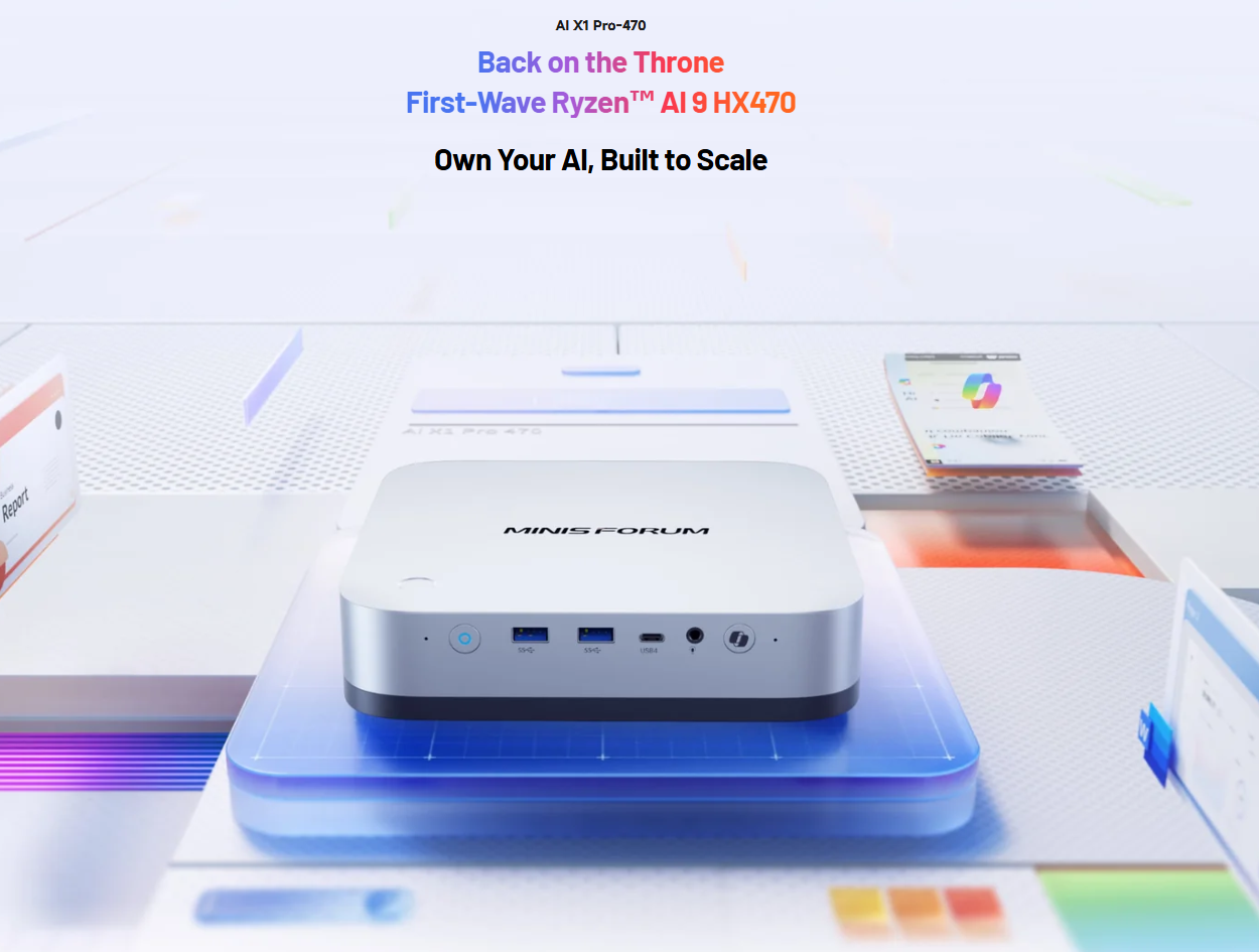 [Official]MINISFORUM AI X1 Pro มินิพีซีใหม่ AMD Ryzen AI 9 HX 370 หรือ ...