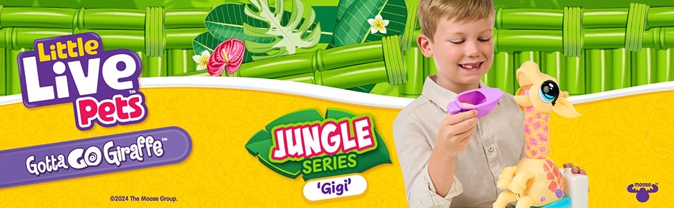 Little Live Pets Gotta Go Giraffe ชื่อ Gigi | Shopee Thailand