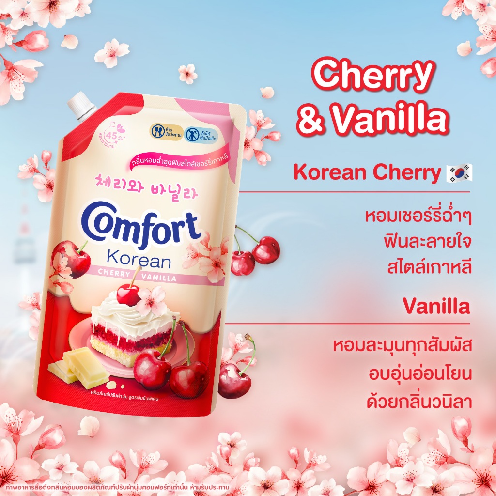[Limited Edition] Comfort Cherry Boost 1000 ml. x2 & x6 คอมฟอร์ท ...