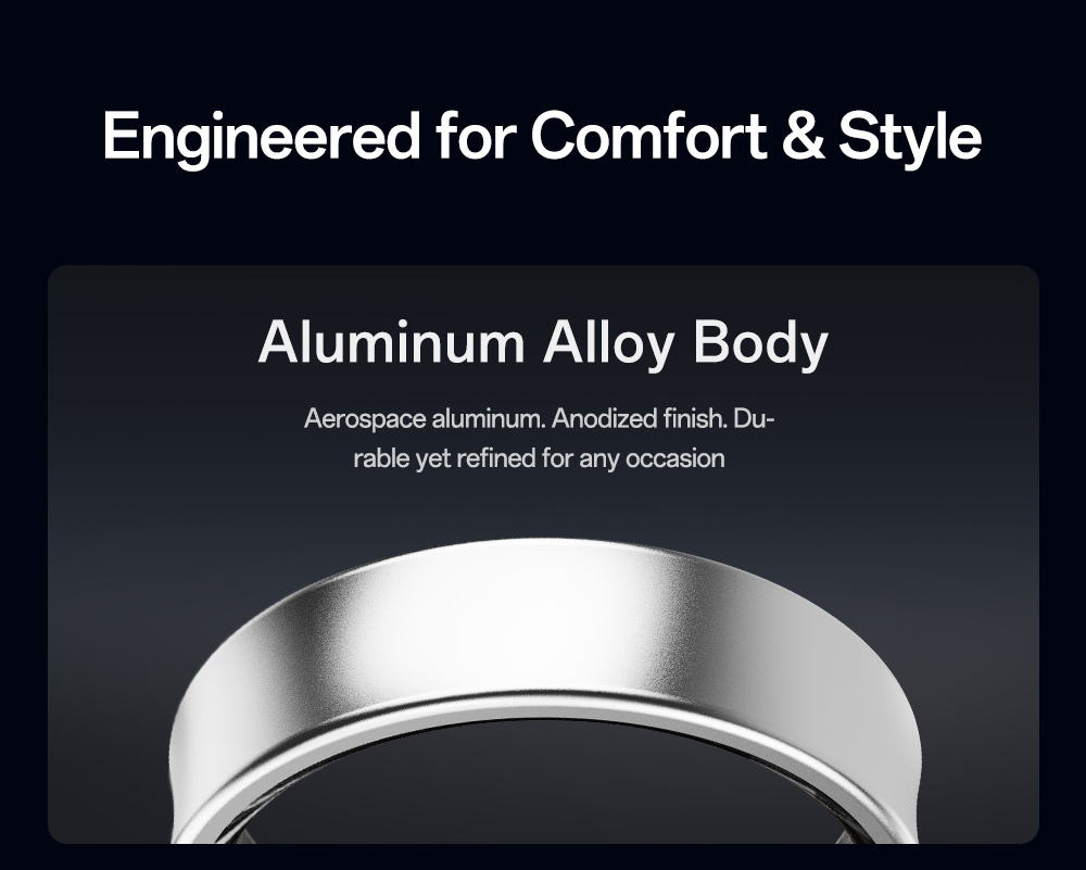 Aolon Ring Gen 3T แหวนอัจฉริยะ 1.7g น้ำหนักเบาพิเศษ แหวนสุขภาพ กันน้ำ ...