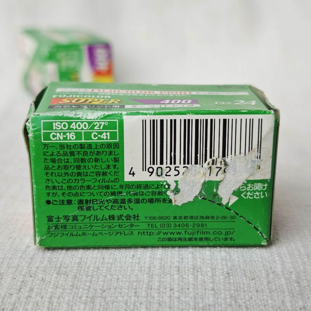 ฟิล์มสี Film Fuji Color superia 400 ถ่ายได้ 24 ภาพ หมดอายุ | Shopee ...