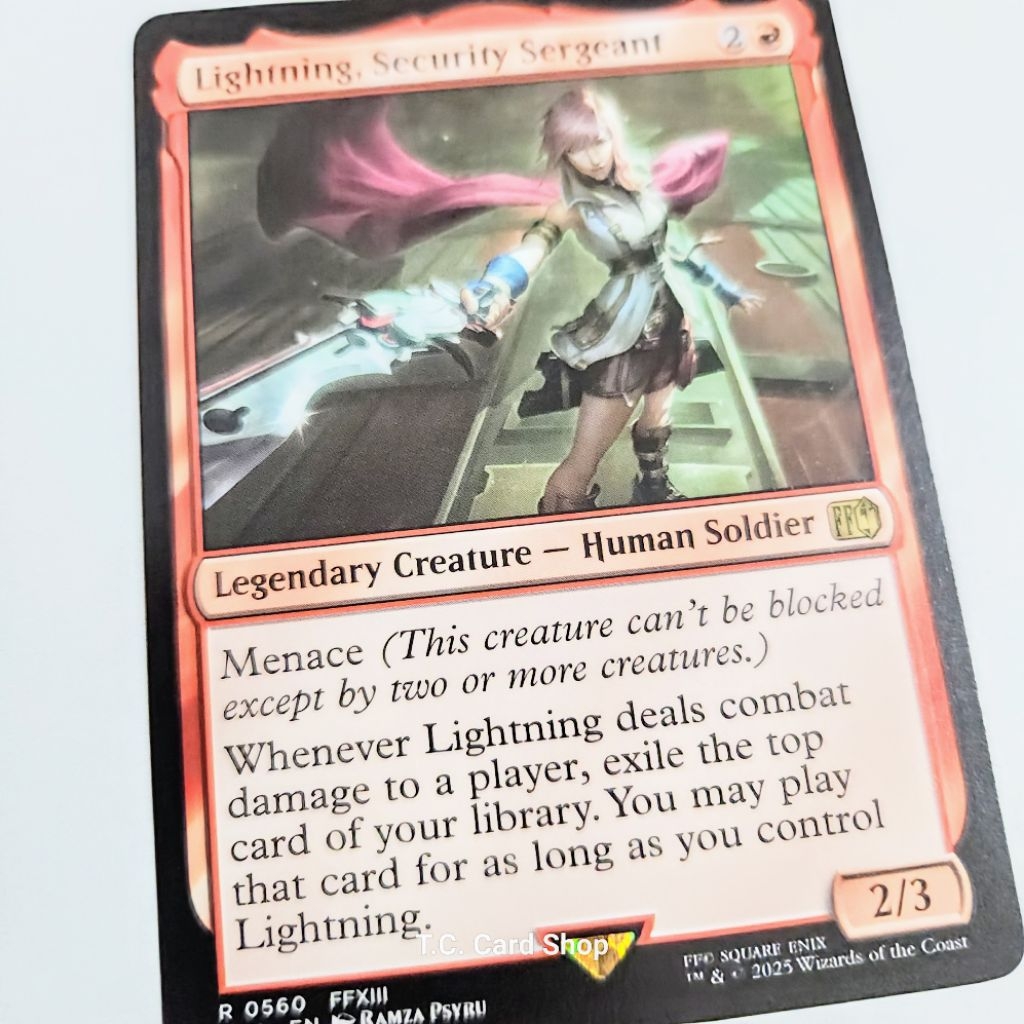 Lightning, Security Sergeant - R0560 FFXIII (Goldstamp) - Final Fantasy ...