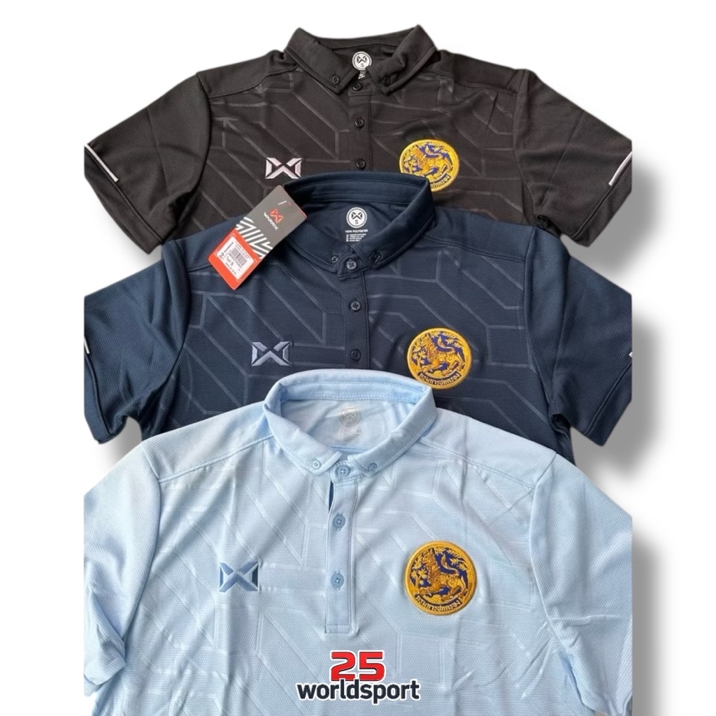 เสื้อโปโลwarrix รุ่น vividus พร้อมปักกรมปกครอง ของเเท้ | Shopee Thailand