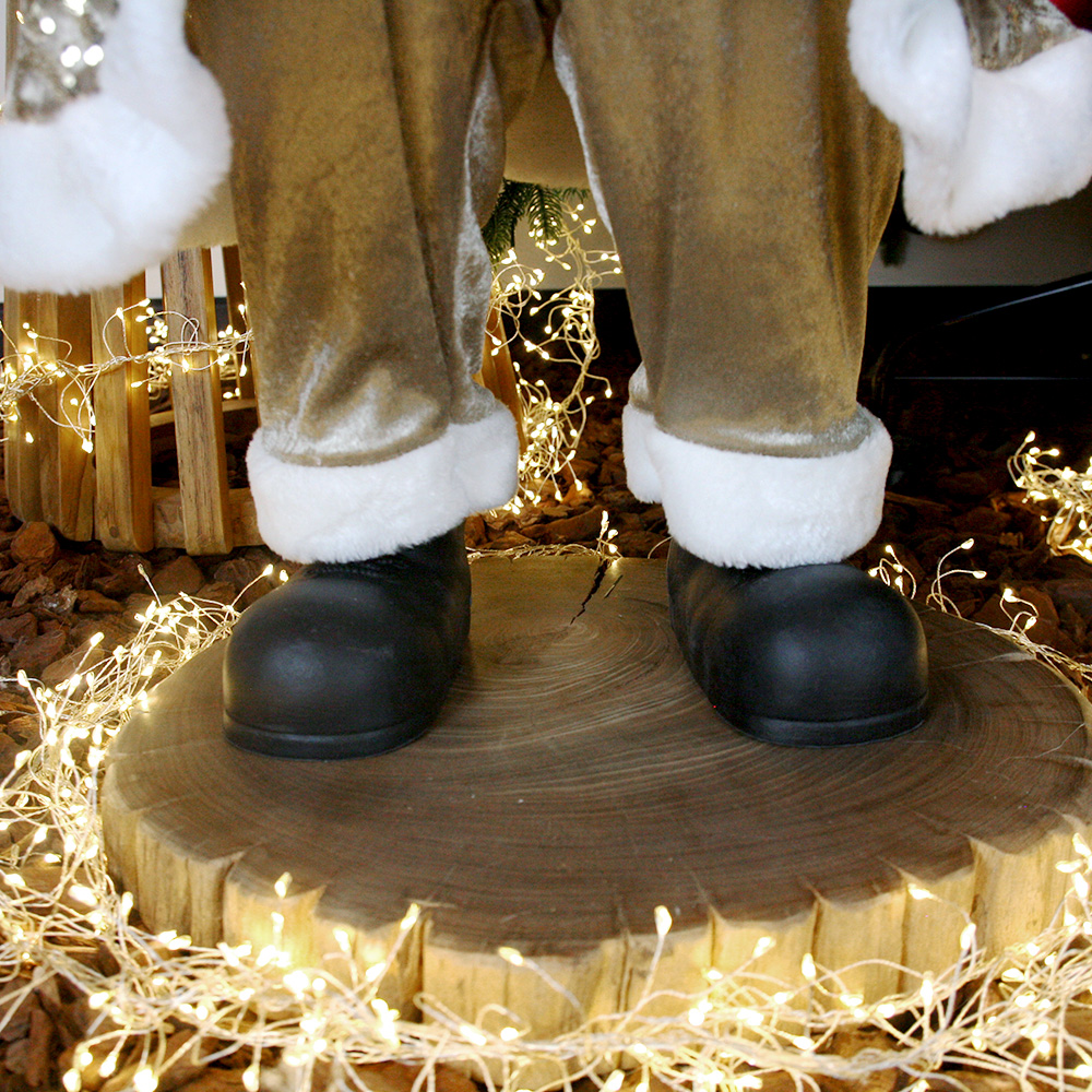 ตุ๊กตาซานต้าคลอสสีน้ำตาล - Brown Santa Claus Dolls | H 60/80 cm ...