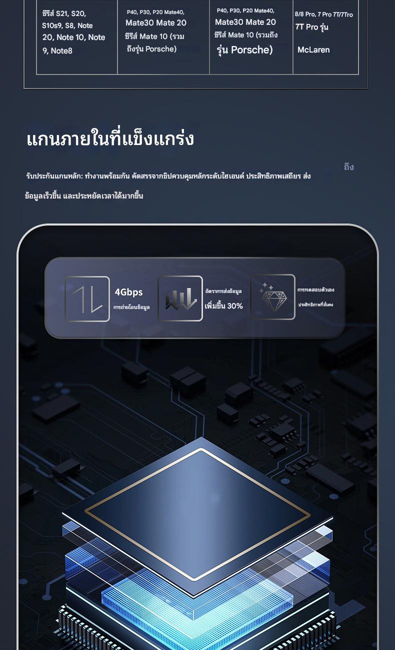 แรงสุด! 8-in-1 USB3.0 Docking Station Type-C Hub เชื่อมต่อเร็ว รองรับแล็ปท็อปและแท็บเล็ต มือ ...