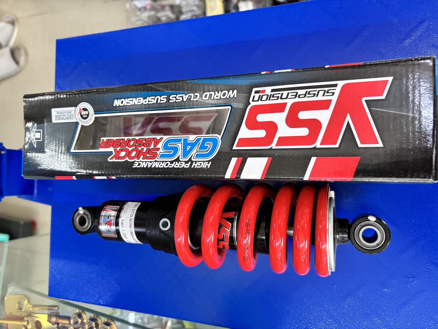 โช๊คyssแท้หลังโซนิครุ่นDTG sonic # MSX สูง255mm.สปริงแดงแกนดำโช๊คแก๊สมี ...