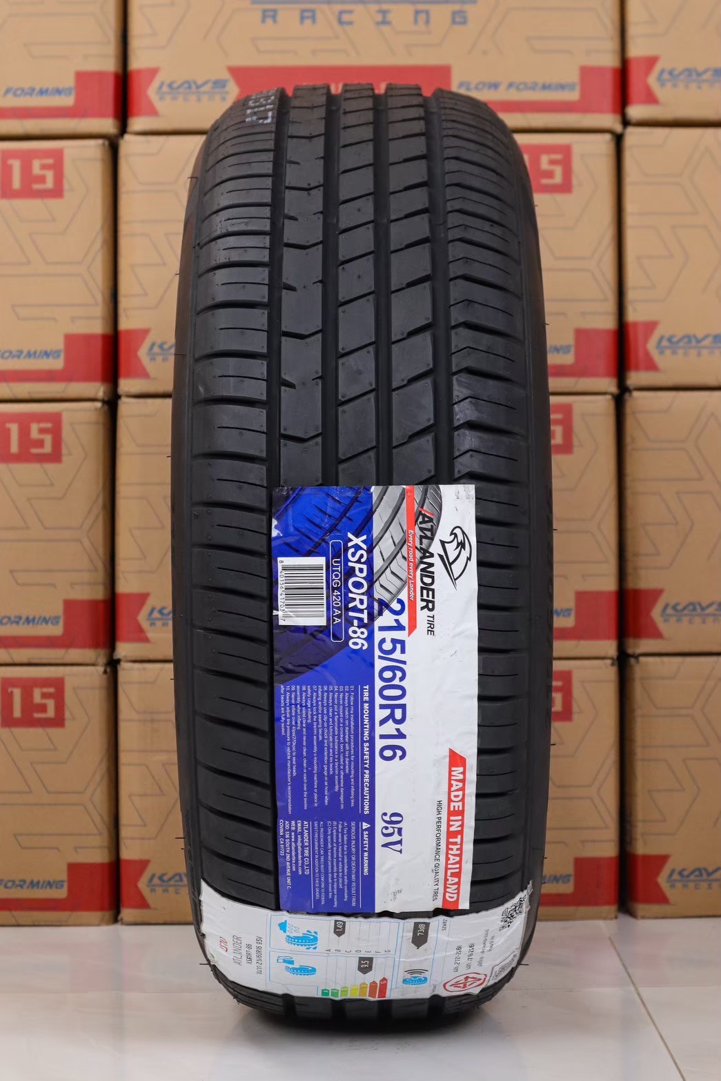 ยางขอบ16 215 60R16 ปี 25 ATLANDER รุ่น XSPORT 86 ยางไทย | Shopee Thailand