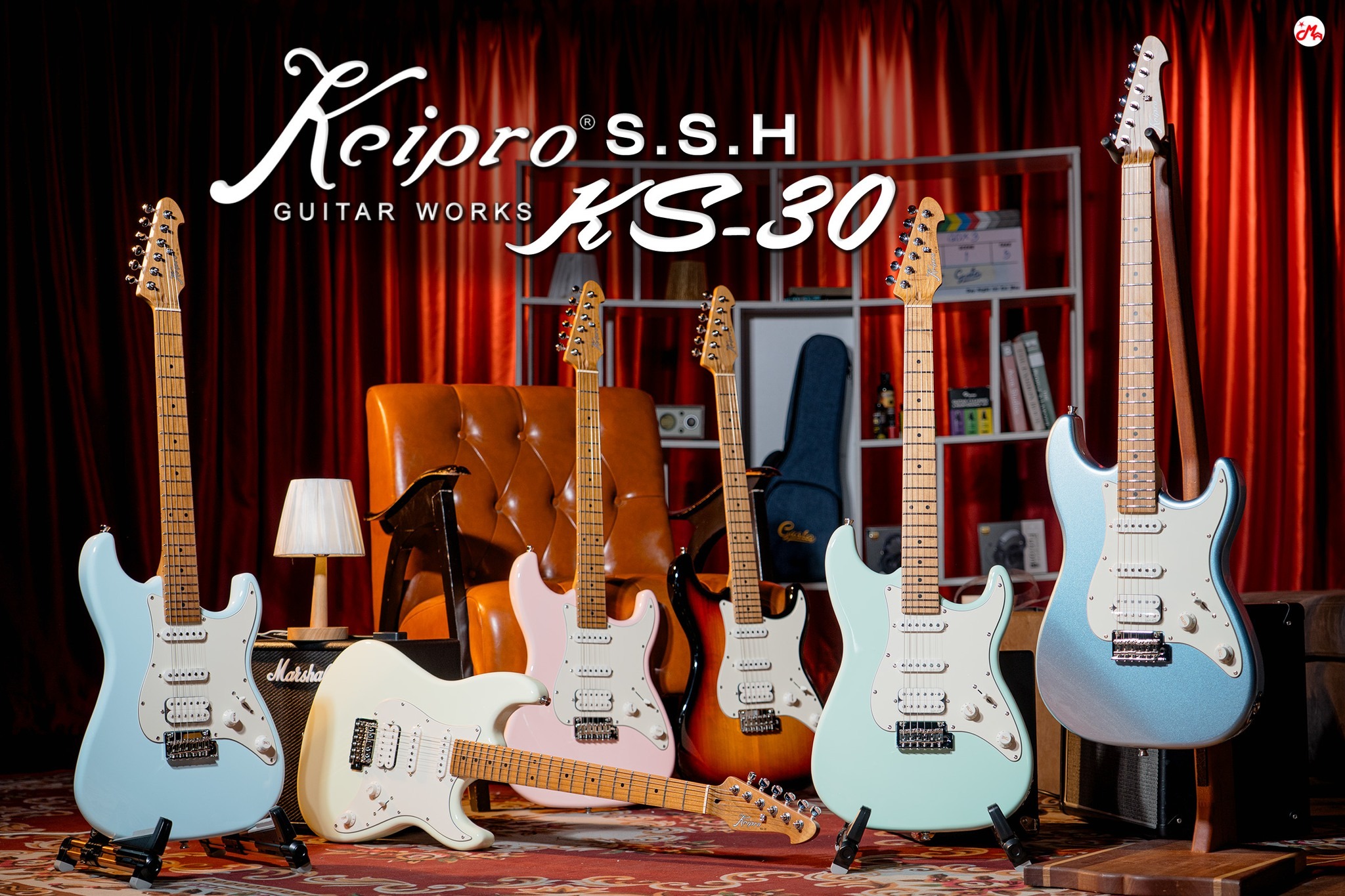 Keipro KS-30 S.S.H Electric Guitar กีตาร์ไฟฟ้า รับประกันศูนย์ Music ...