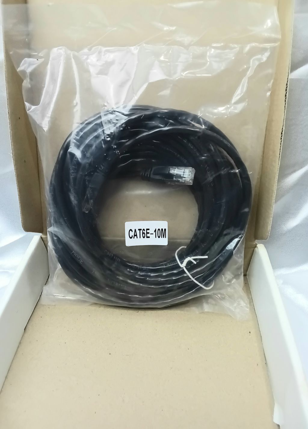 LAN CABLE (สายแลน) BRILLIANT LAN UTP CAT6E [10M] (BLACK) | Shopee Thailand