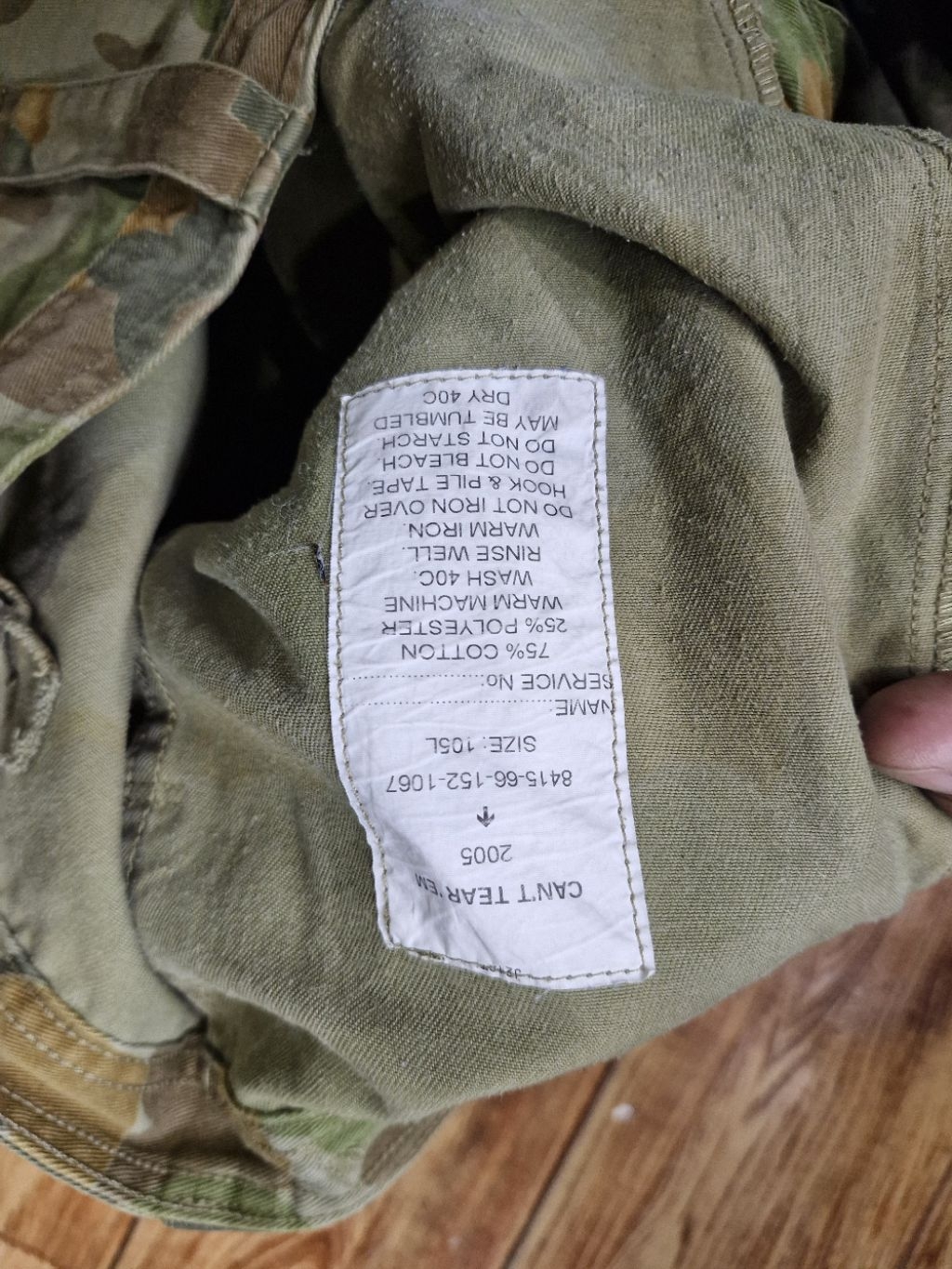 กางเกงทหาร Genuine Australian Military Auscam Camo Combat ADA Pants เอว ...