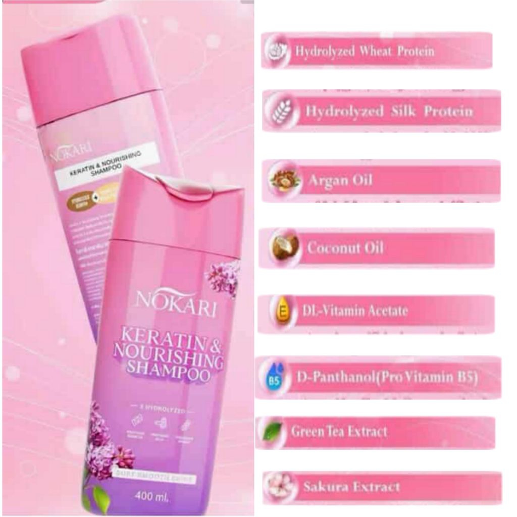 NOKARI SHAMPOO ทำความสะอาดเส้นผมและบำรุงเส้นผม | Shopee Thailand
