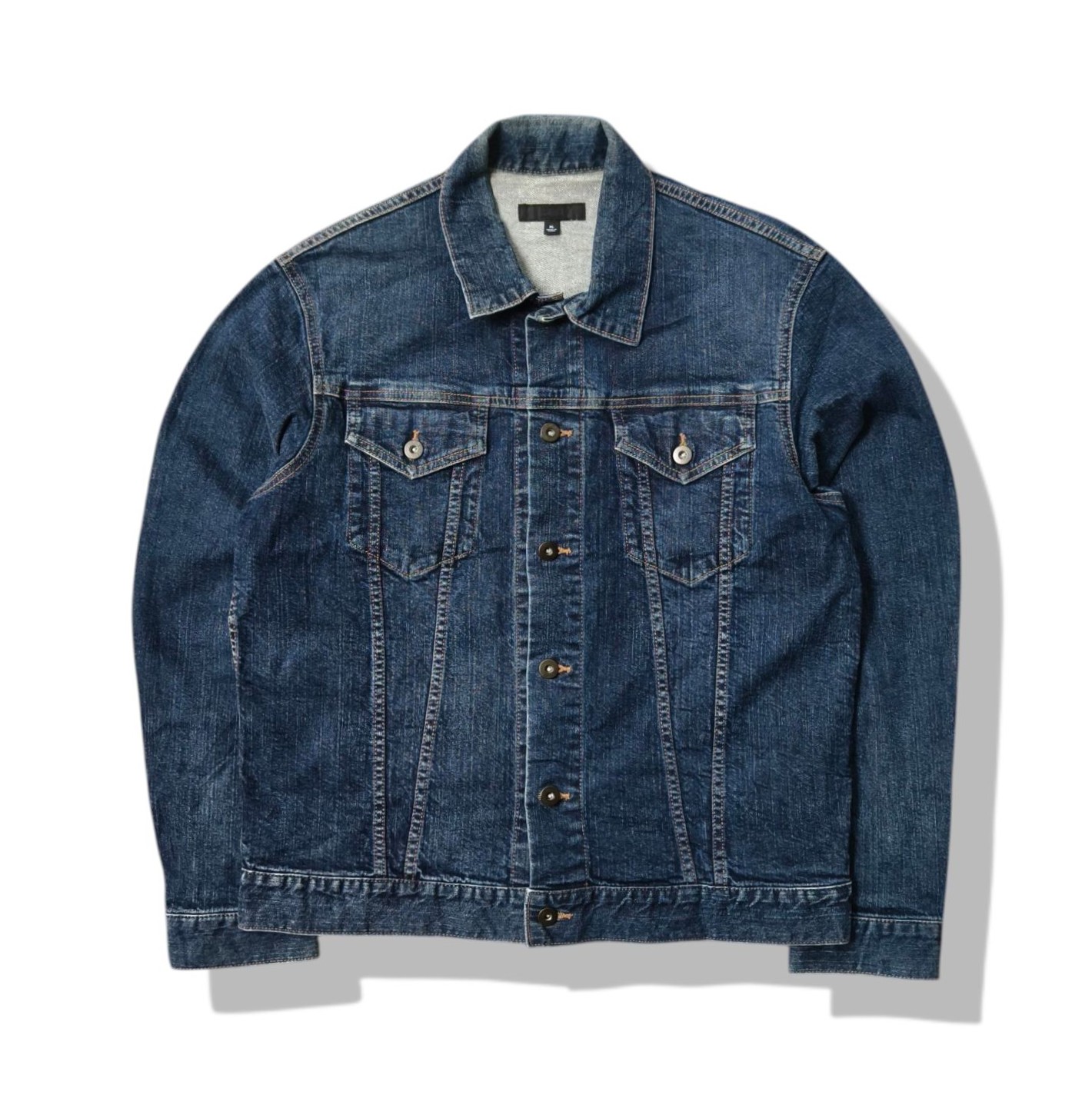 Uniqlo 2 Pockets Denim Jacket(XL) รอบอก 44” | Shopee Thailand