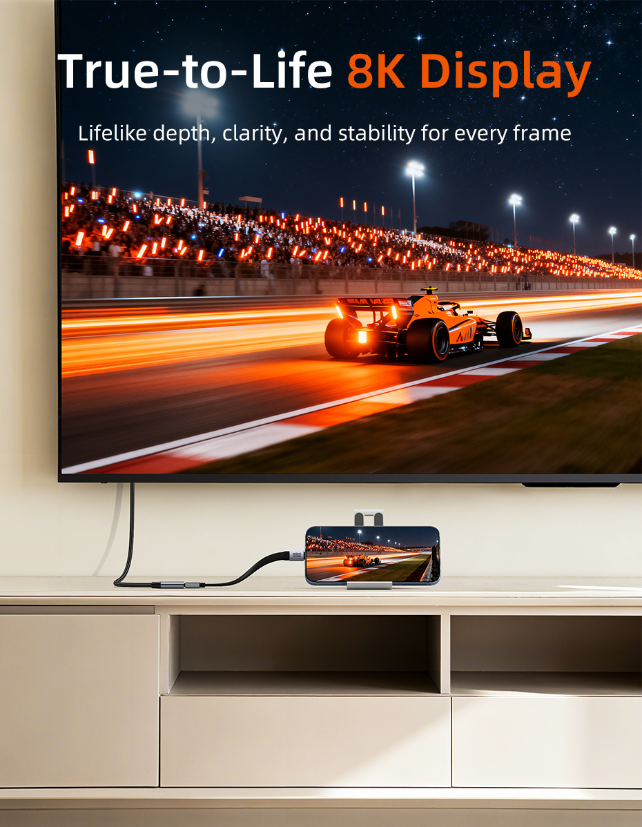 CABLETIME CU45S Portable USB4 V2.0 Keychain Cable - 80Gbps, 240W Fast ...