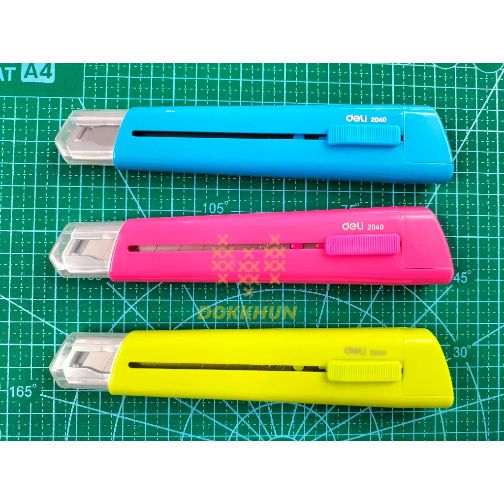 Deli 2040 Cutter Fancy คัดเตอร์แฟนซีขนาดใหญ่ อเนกประสงค์ จำนวน 1 ชิ้น ...