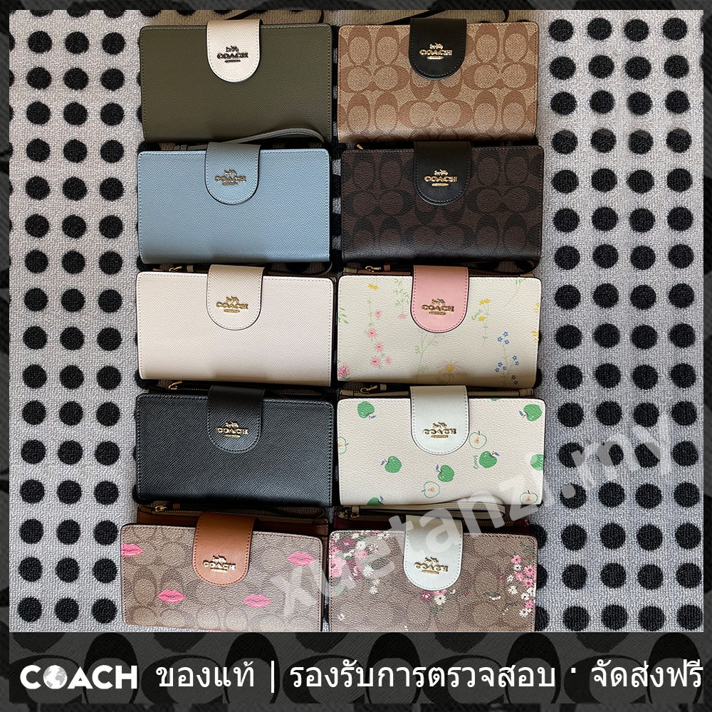 OUTLET💯 Coach แท้ กระเป๋าเงินผู้หญิง C2869 C2874 C3371 C4807 C2873 ...