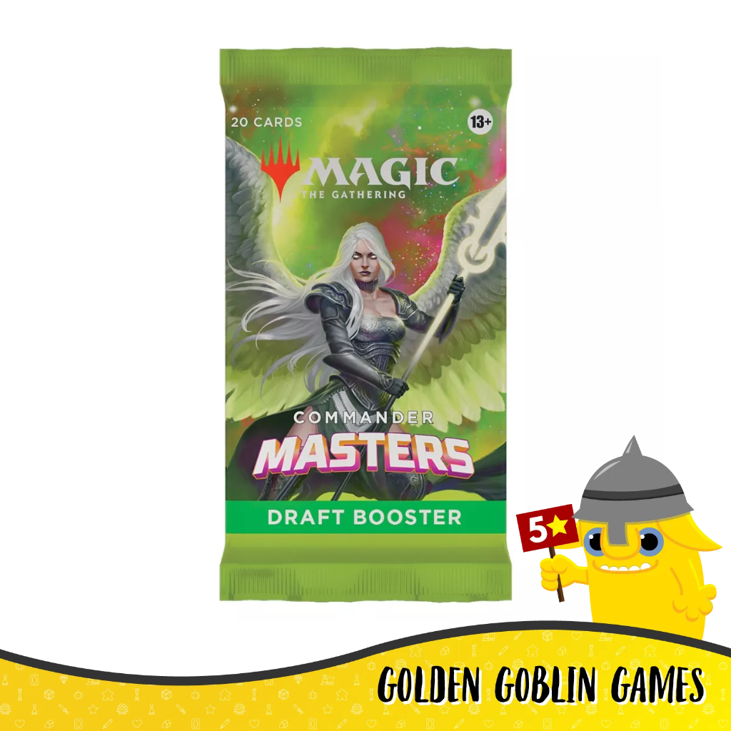 Magic The Gathering: Commander Masters: Draft Booster Pack | Shopee ...