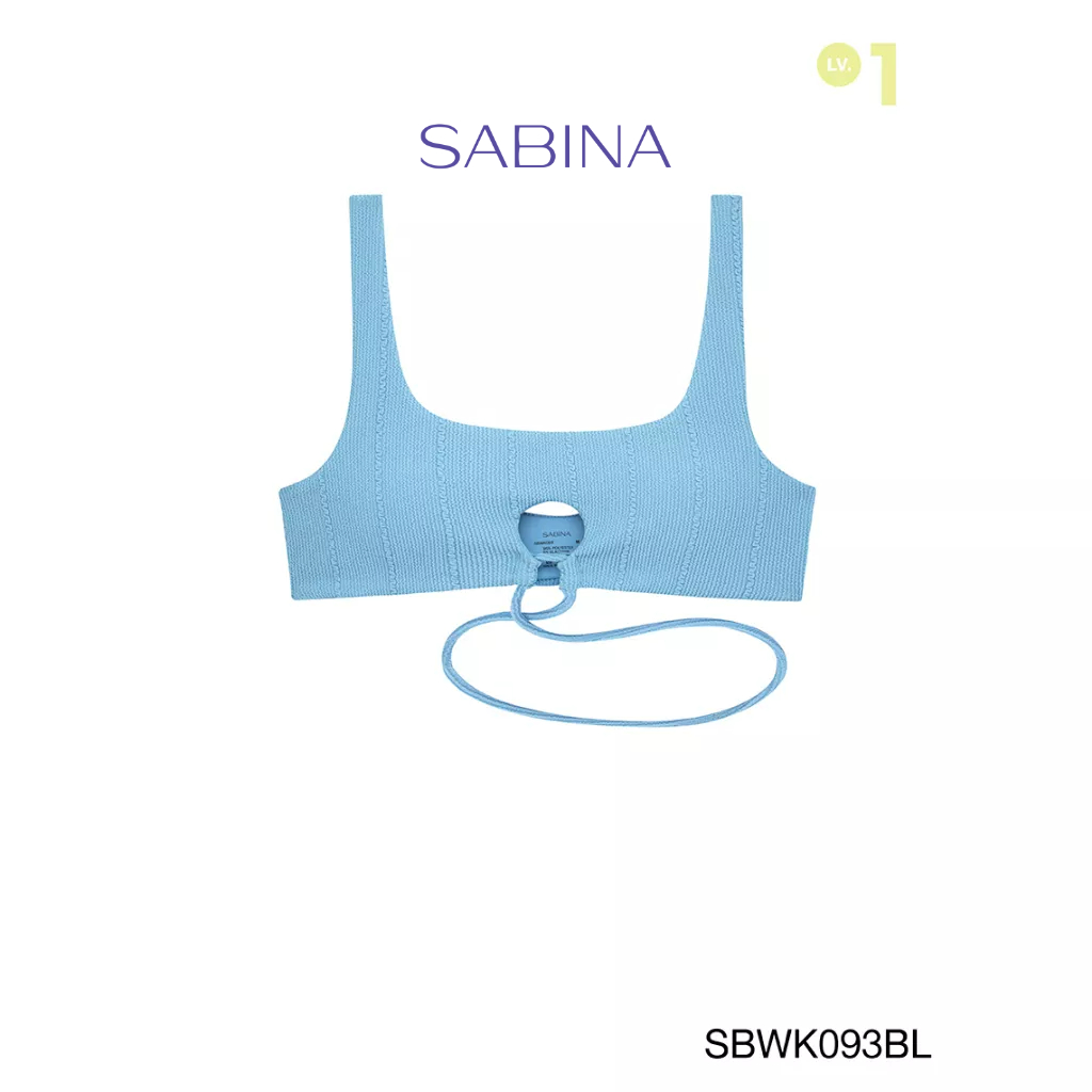 SABINA SWIM S/S 23 เสื้อว่ายน้ำ รหัส SBWK093BL สีฟ้า | Shopee Thailand