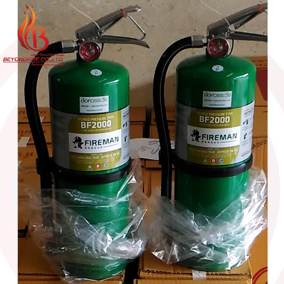 เครื่องดับเพลิง ถังดับเพลิง ชนิด BF2000 ถังสีเขียว | Shopee Thailand