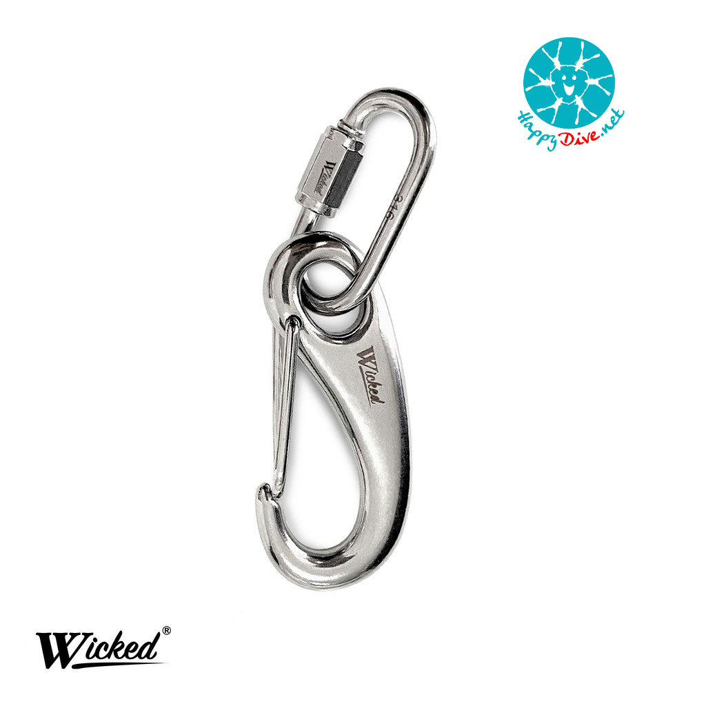 Wicked ตะขอเกี่ยวEgg Shaped Snap Hook สแตนเลส 316 ทรงไข่ พร้อมข้อต่อโซ่ ...