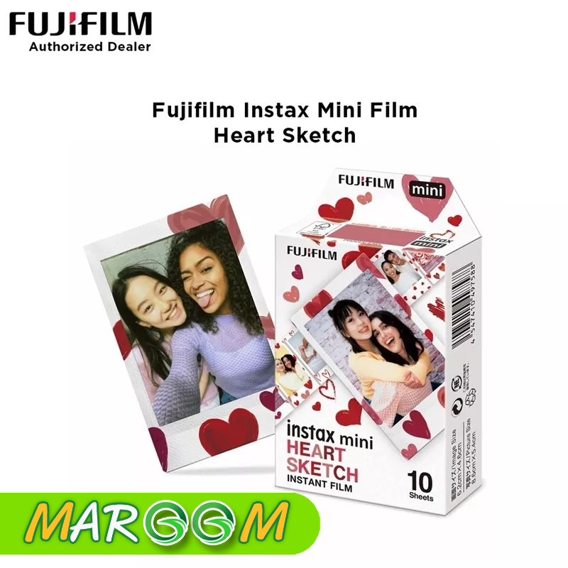 FILM FUJI INSTAX MINI HEART SKETCH Fujifilm Film instax mini ฟิล์มลาย ...