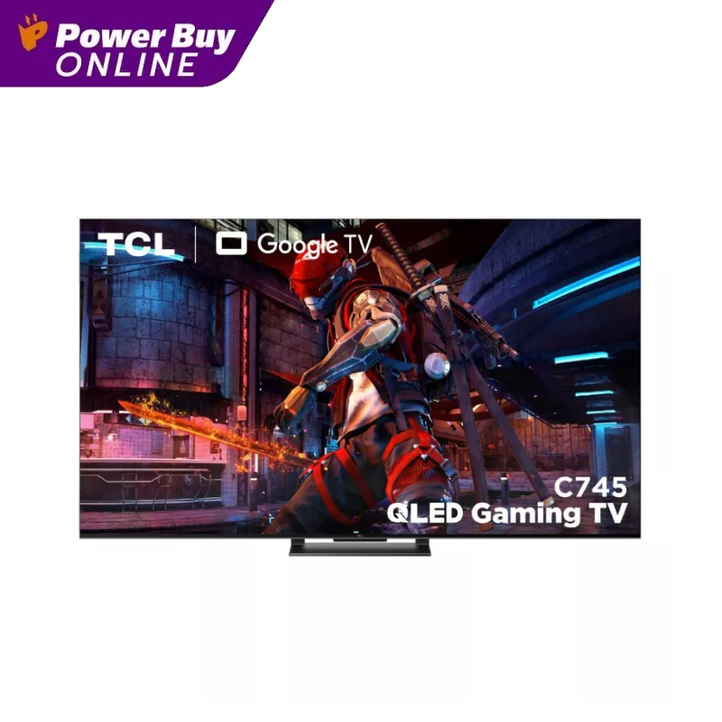 TCL ทีวี 65C745 UHD QLED (65", 4K, Google TV, ปี 2023) รุ่น 65C745 ...