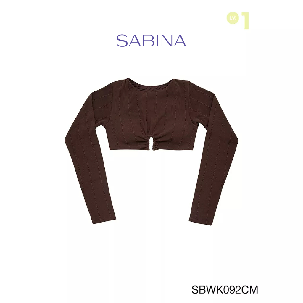 SABINA SWIM S/S 23 เสื้อว่ายน้ำ รหัส SBWK092CM สีช็อคโกแลต | Shopee ...